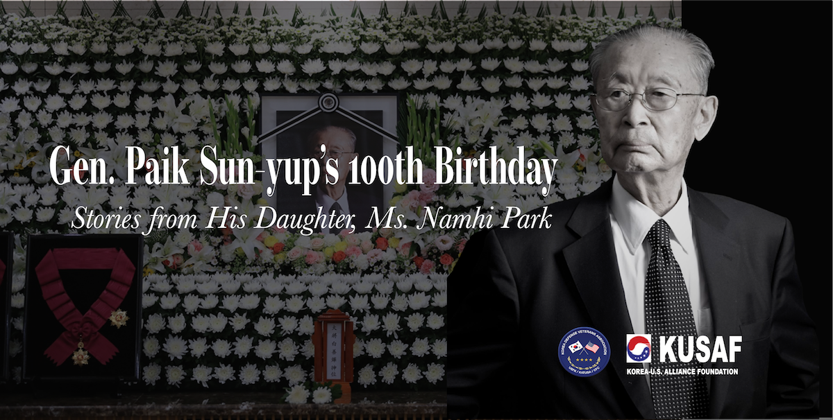 Gen. Paik Sun-yup’s 100th Birthday – English Version – Korea Defense ...