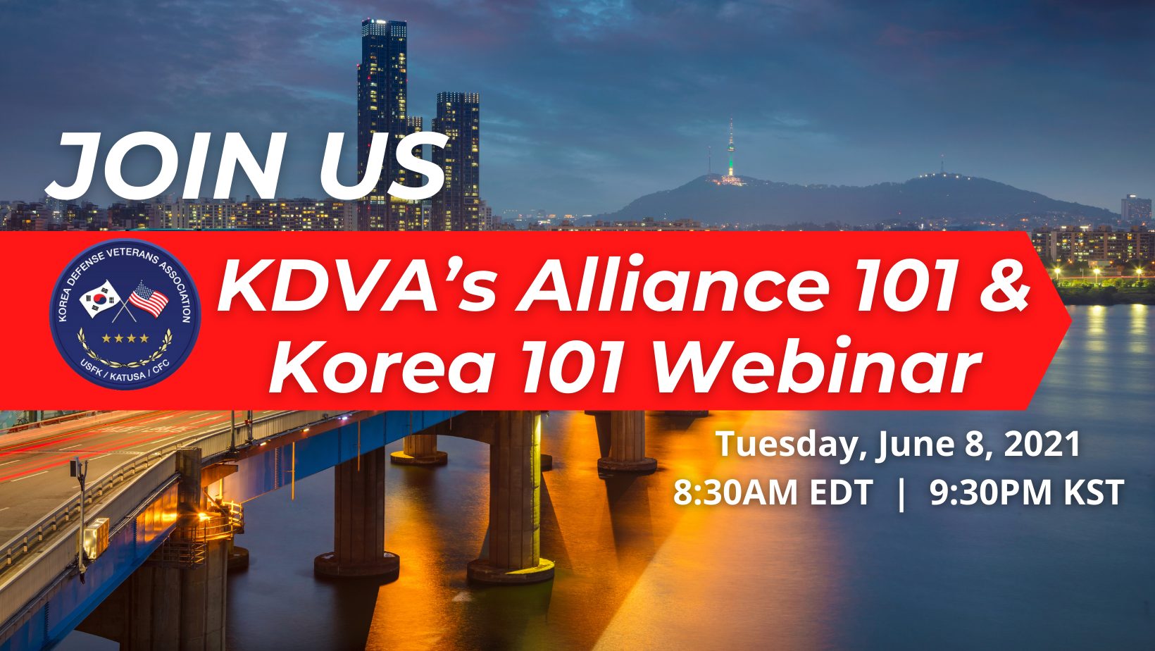 KDVA’s Alliance 101 and Korea 101 Webinar – Korea Defense Veterans ...