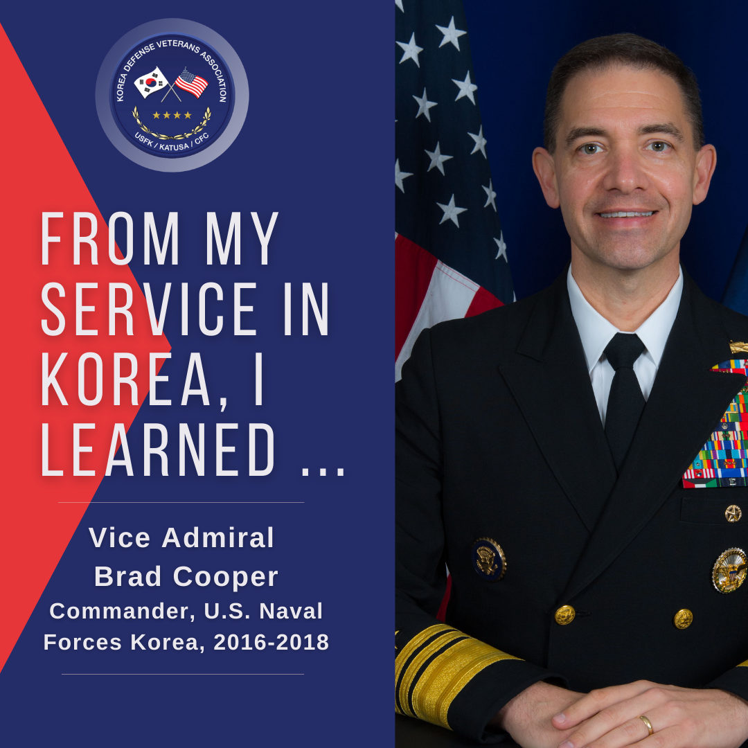 Vice Admiral Brad Cooper – Korea Defense Veterans Association